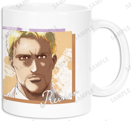 Reiner Braun Ani-Art aqua label mug "Attack on Titan" | Goods ...