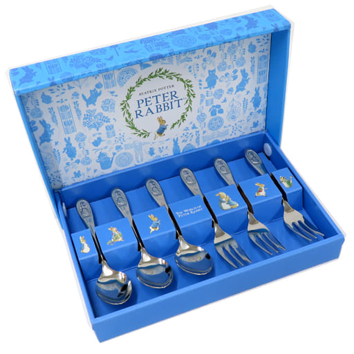 Peter Rabbit Spoon & Fork 6-piece Set "Peter Rabbit" | Goods ...