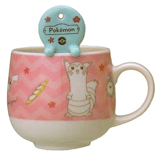 Mug Japanese tea cup Pink Premium Spoon Mug ~ Warm Time ~ "Pocket ...