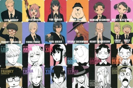 24-Type Set "SPY×FAMILY Art Coaster" | Goods / Accessories | Suruga-ya.com