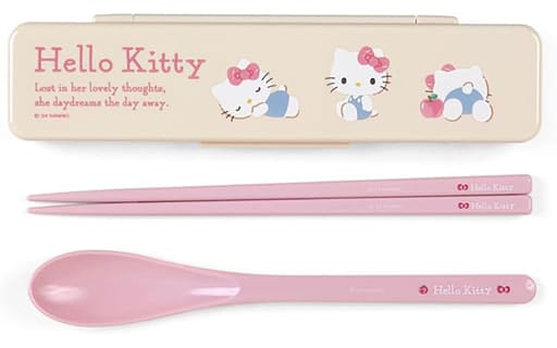 Hello Kitty Chopstick & Spoon Set "Sanrio Character Drivers" | Goods ...