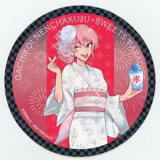 Coaster Teruya 雛姫 (Real Size) Paper Coaster "Gachi Koi Sticky Beast ~ I wanted to become the ...