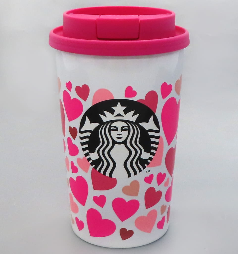 Mug Japanese tea cup Valentine's Day 2021 stainless steel TOGO cup tumbler heart 355 ml ...