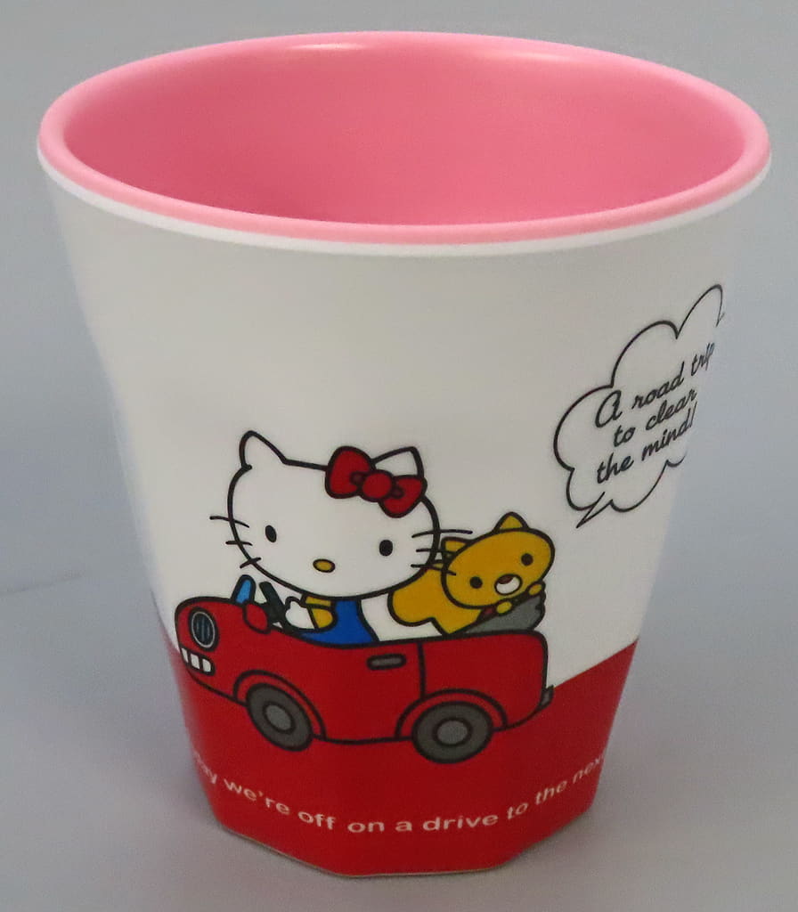 Hello Kitty (Drive) Mat Melamine Cup "Sanrio Character Connectors ...