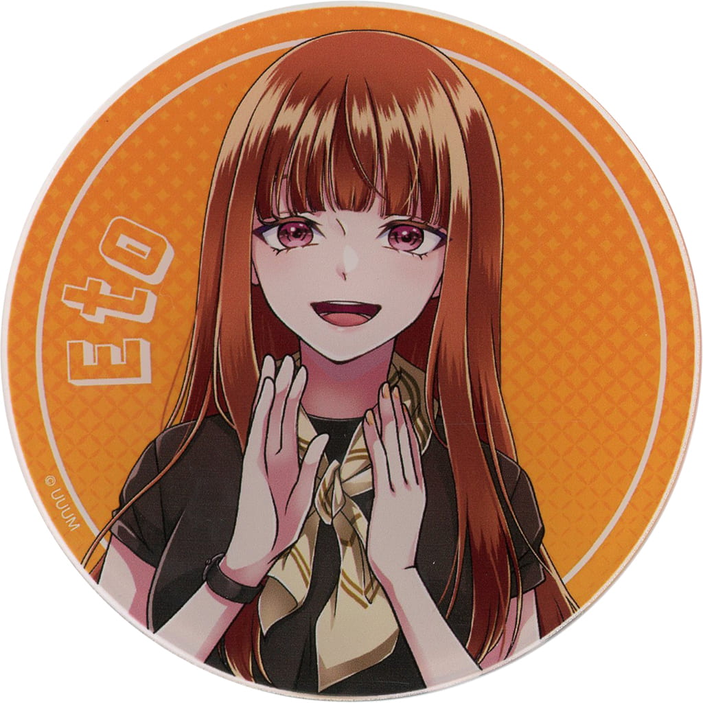 Eto Acrylic Coaster "Colorful Peach x Karaoke Manekineko" | Goods ...
