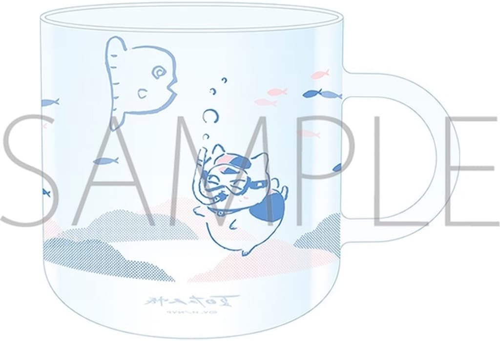 Nyanko-sensei Underwater Heat-Resistant Glass Mug "Natsume's BOOK of ...