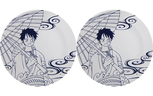 [A la Carte] Monkey D. Luffy Plate (2-Piece Set) "ONE PIECE Osechi 2017 ...