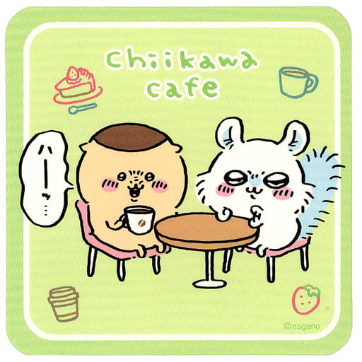 Mug / Teacup Kurimanju & Momonga Cafe Original Coaster "Chiikawa Cafe ...