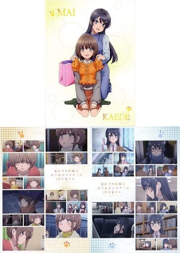 All 3 Types Set B5 Underlay "Seishun Butataku wa Odate Sister no Yume x Kirin Beverage" Eligible ...
