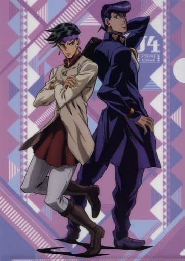 Clear file Josuke Higashikata & Rohan Kishibe A4 clear file "JOJO'S ...