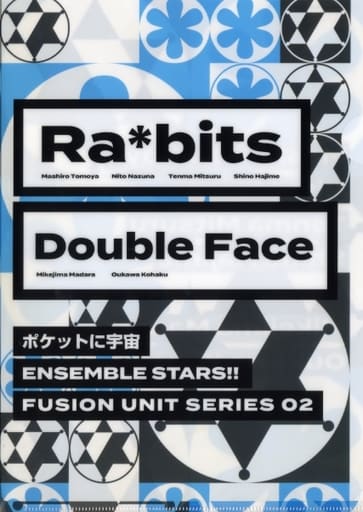 Logo (Ra * bits×Double Face) FUSION UNIT SERIES A4 plastic trasparent file folder "Ensemble ...