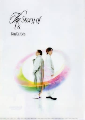 KinKi Kids A4 plastic trasparent file folder "CD The Story of Us ...