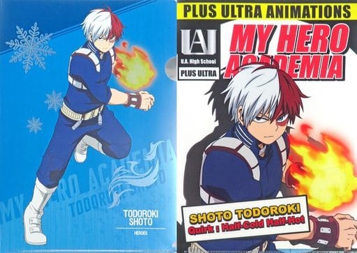 Shoto Todoroki A4 Clear File Set (2-Sheet Set) VS Enemy "MY HERO ...