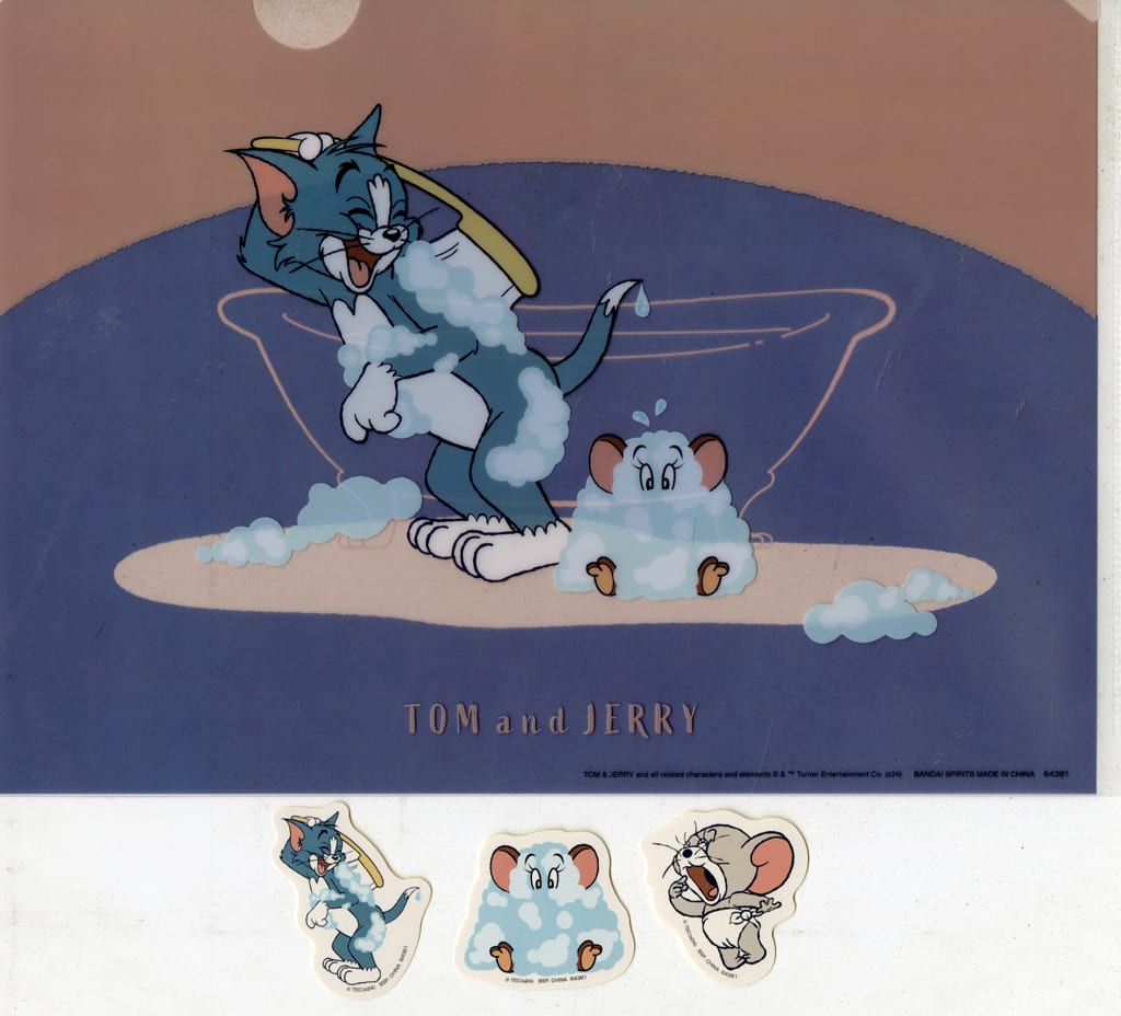 Clear file Tomu & Jerry / A4 plastic trasparent file folder & Sticker ...