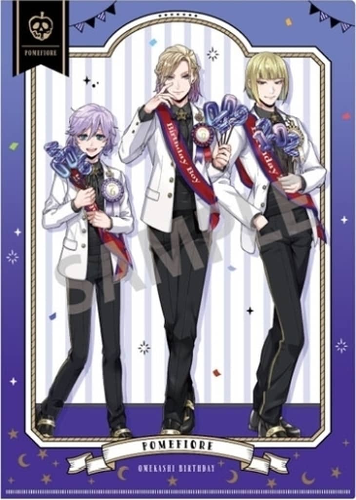 [New] Pomefiore (Fancy Birthday ver.) A4 single clear file "Disney ...