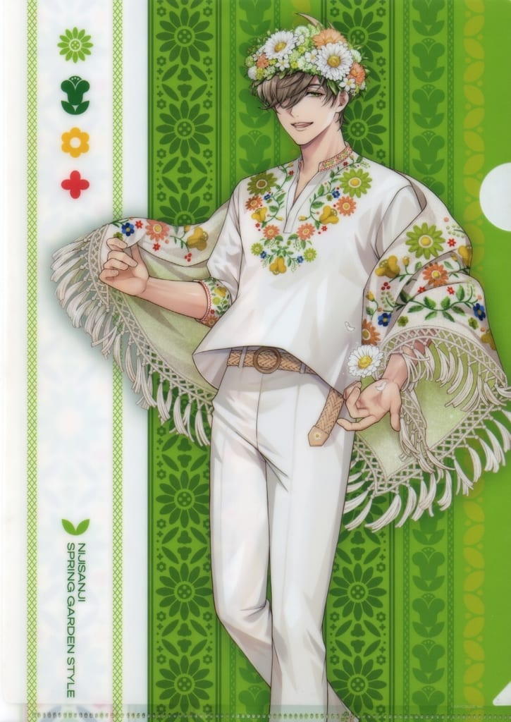 Oliver Evans A4 plastic trasparent file folder Spring Garden Style "Virtual YouTuber Ni Ji-Ji ...