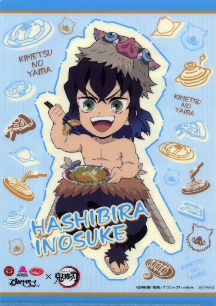 Hashibira Inosuke / Agatsuma 善逸 A4 plastic trasparent file folder ...