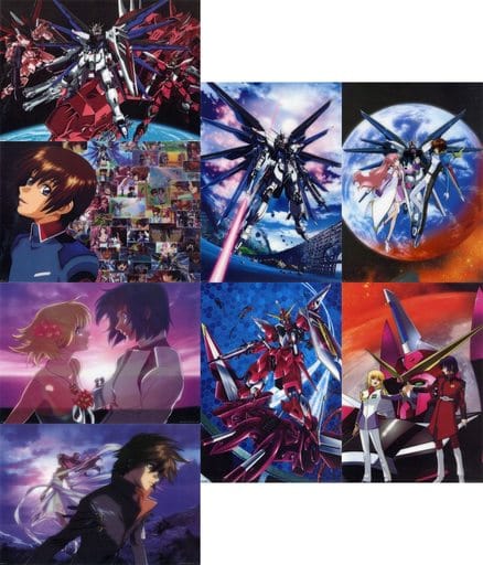 Desk mat 8-Type Set Visual Mat "Ichiban KUJI MOBILE SUIT GUNDAM SEED" E ...