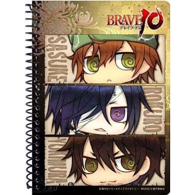 Notebook / notepad Ring note "BRAVE10" by Sasuke, Rokuro. A6 ring note ...