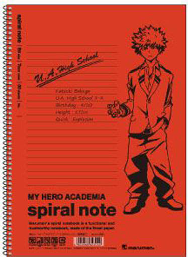 Katsuki Bakugo B5 Spiral Note "MY HERO ACADEMIA" | Goods / Accessories ...