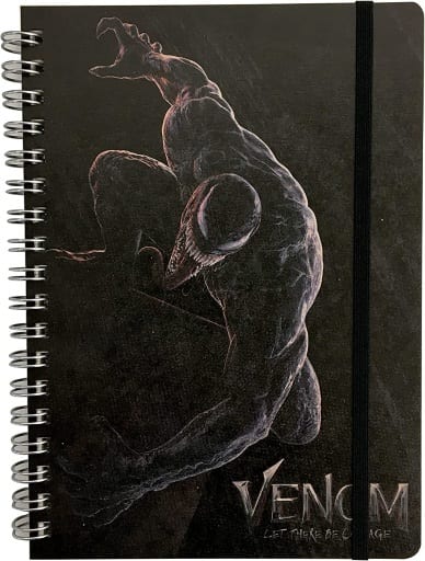 Notebook / notepad Ring Note with Rubber Band "Venom : Let There Be ...