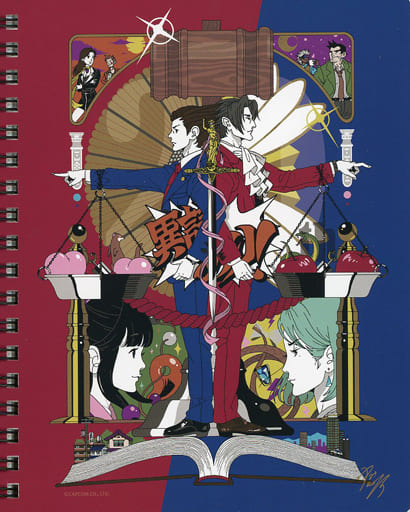 Collection ring note "Ace Attorney × Yusuke Nakamura" Ace Attorney ...