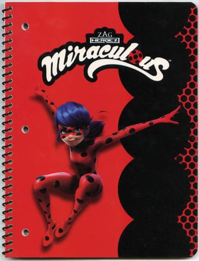 Lady Bug (Red background) Note "Miraculous Lady Bug & Chat Noir ...