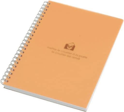Notebook / notepad A5 W RING Note 90 Sheet Orange | Goods / Accessories ...