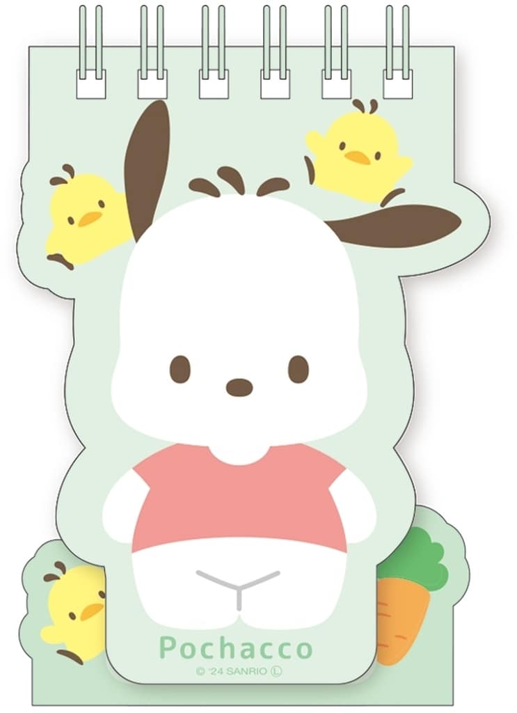 Pochakko Standing Ring Memo "Sanrio Character Connectors" | Goods ...