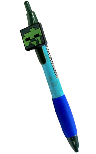 Ballpoint pen "MINECRAFT - Minecraft -" with zombie Rubber strap ...