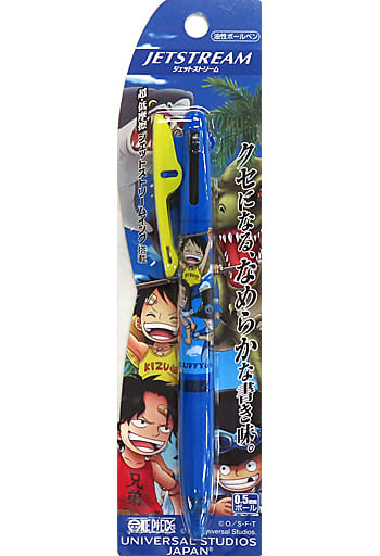 Pen Luffy & Ace & Sabot Jet Stream 3-color ballpoint pen "ONE PIECE ...