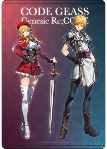 Stationery and other items 04. Orpheus & Ordlin Character Clear Case "CODE GEASS Genesic Re ...