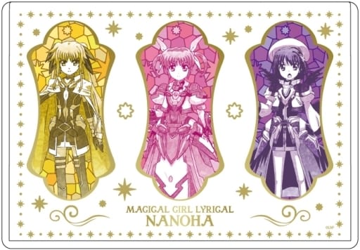 10. Nanoha & Fate & Hayate (MANGE Kyo illustration) Character clear ...