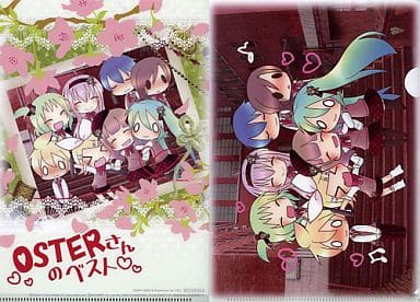 OSTER's best plastic trasparent file folder "CD album OSTER's best OSTER project feat. Hatsune ...