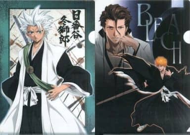 Clear file Toshiro Hitsugaya / Ichigo Kurosaki & Sosuke Aizen A4 clear ...