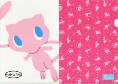 Clear file Mew A4 clear file 2-piece set pokemon time "Pocket Monsters ...