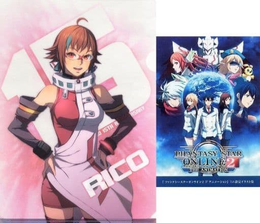Clear file Red Ring Rico A4 Clear File & Mini Book (TV Anime Version ...