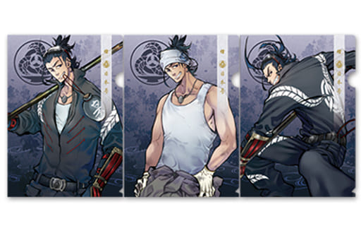 Clear file 47. Japanese A4 clear file set (3-pack) "Touken Ranbu ...
