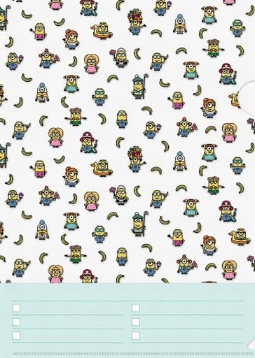 Green Writable A4 plastic trasparent file folder "Minions" | Goods ...