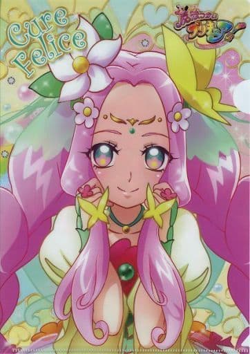 Cure Felice & gathering CG pattern A4 plastic trasparent file folder ...