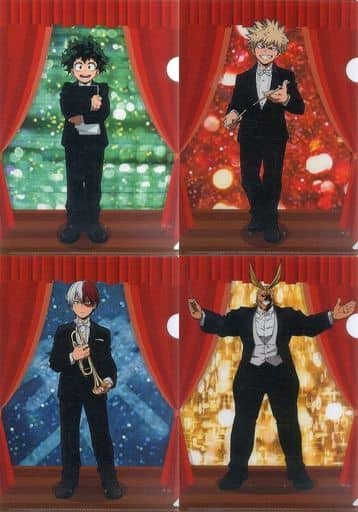 Set A4 clear file (4-pack set) "MY HERO ACADEMIA Wind Orchestra Concert ...