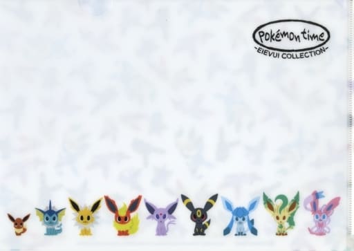 Set pokemon time Eievui Collection A4 clear file "Pocket Monsters" | Goods / Accessories ...