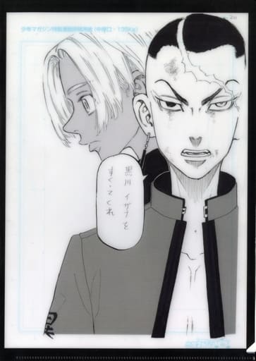 Isana Kurokawa & Tsurucho A4 Original Art plastic trasparent file ...