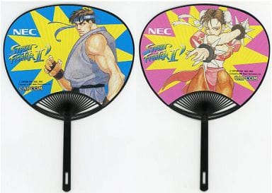 Uchiwa (Japanese fans) (Doctor Character) Ryu & Chun-Li Mini Uchiwa ...