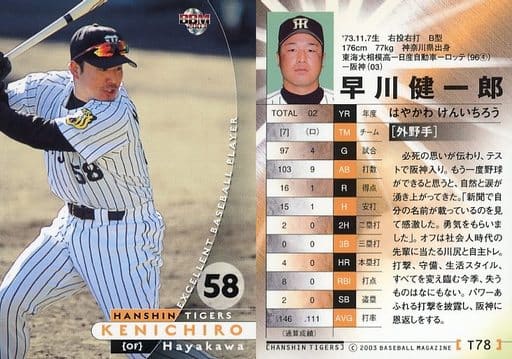 T78 [Regular Card] : Ken'ichiro Hayakawa | Toy Hobby | Suruga-ya.com