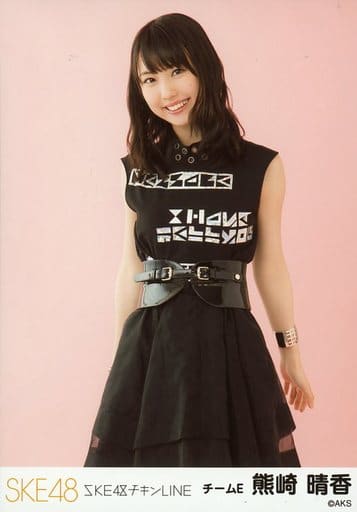 Official photo (AKB48, SKE48) / idol / SKE48 Haruka Kumazaki / Knee-high / Double-handed ...