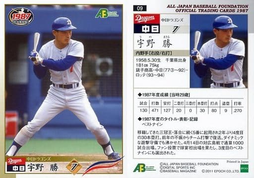 Sports / Regular Card / Chunichi Dragons / Nippon Professional Baseball ...