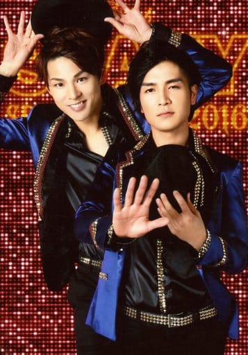Ryosuke Kato (Deep), Masahiro Kuranuki (Bop) / Above the Knees, Costume Blue, Background Red ...