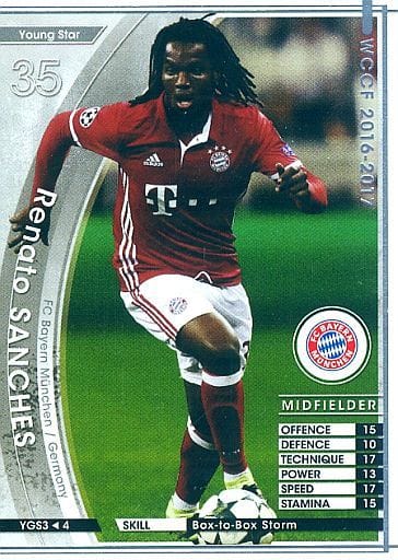 WCCF/MF/YOUNG STAR/2016-2017 YGS3 [YOUNG STAR] : [No Code Guarantee] Renato Sanches | Toy Hobby ...