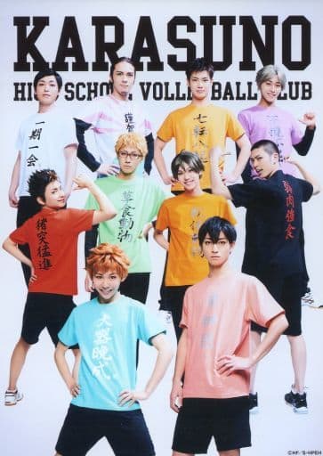 Official photo (male) / actor Group (10 people) / Karasuno High School ...